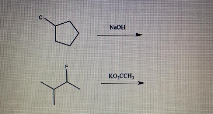 Solved predict the dominant reaction pathway for the | Chegg.com
