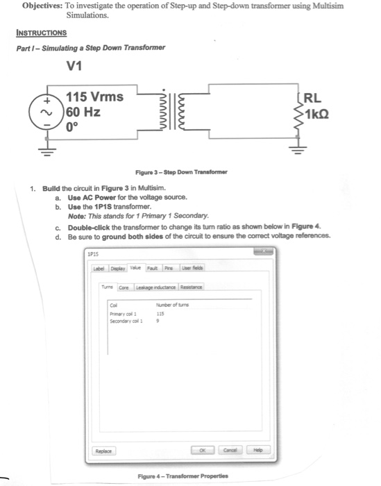Solved Objectives: To investigate the operation of Step-up | Chegg.com