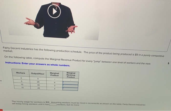 Solved 0.01 Acme Products Inc. has the following production | Chegg.com