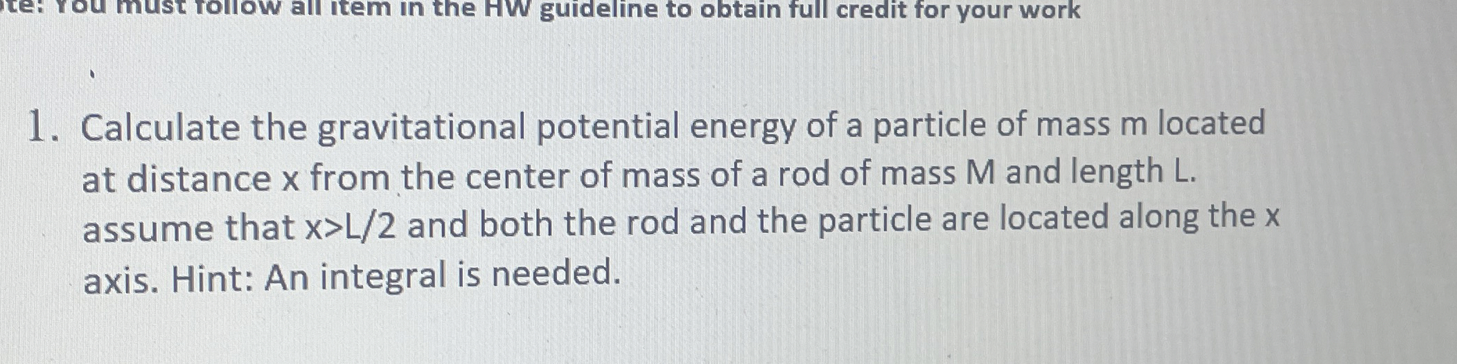 Solved Calculate the gravitational potential energy of a | Chegg.com