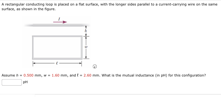 Solved A rectangular conducting loop is placed on a flat | Chegg.com