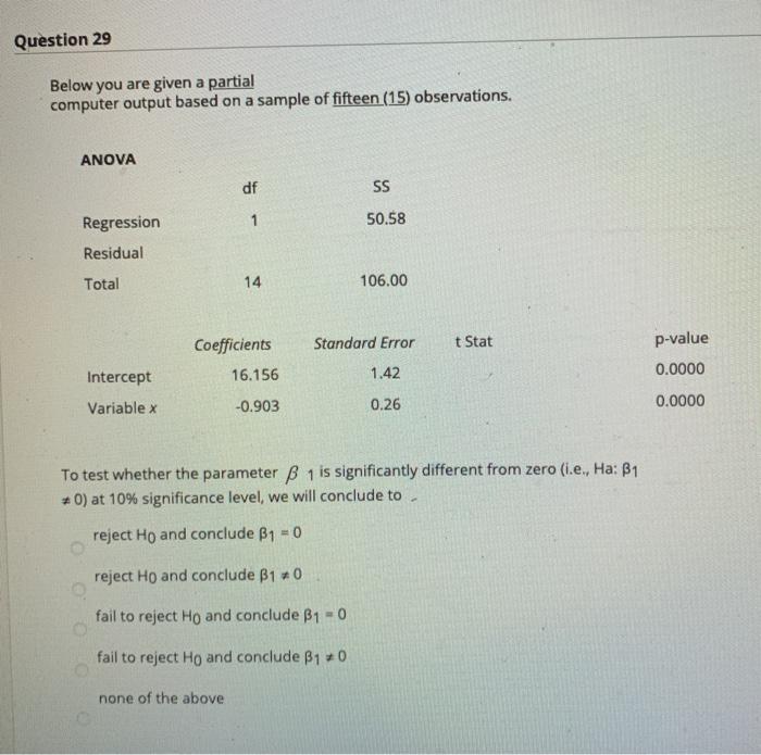 Solved Question 28 Below you are given a partial computer | Chegg.com