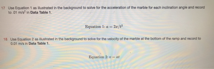 Solved help me solve 17 and 18 with the data points can you | Chegg.com