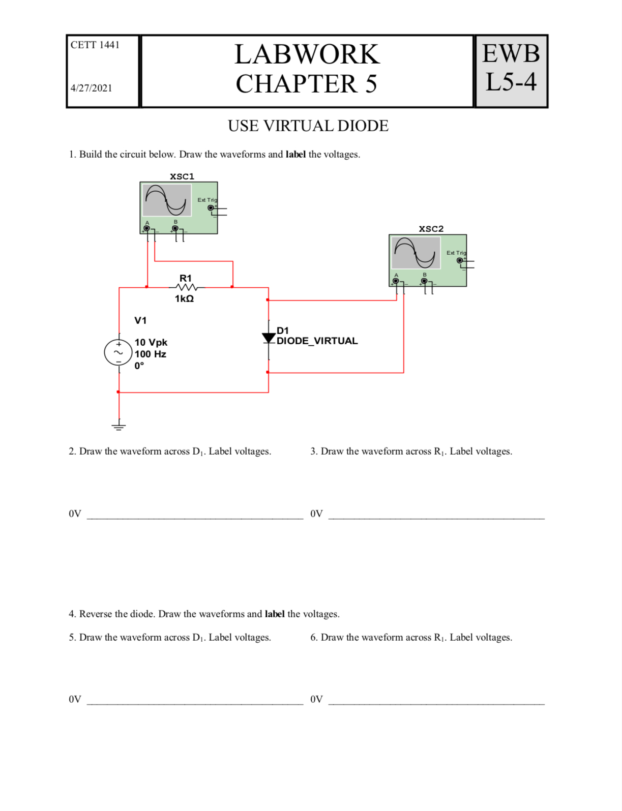Solved PROCEDUREBUILD THE CIRCUITS BELOW AND TAKE THE | Chegg.com