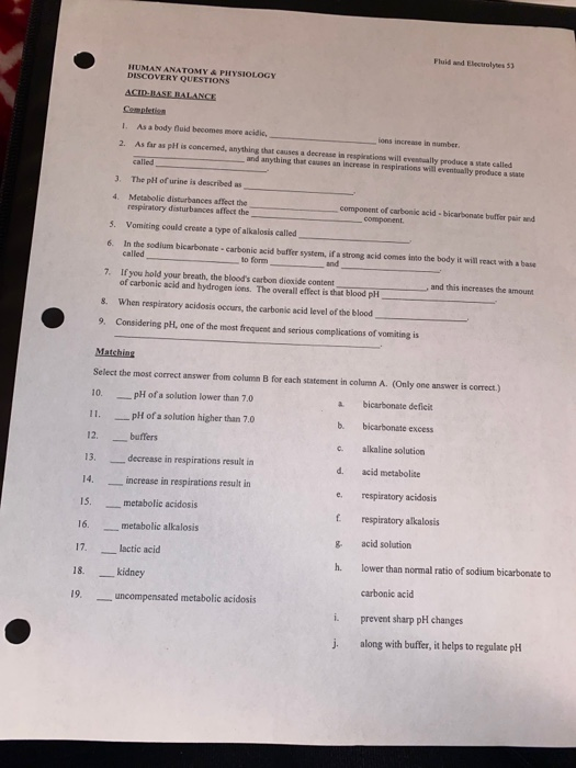 Solved Fludd Electrolytes 53 HUMAN ANATOMY & PHYSIOLOGY | Chegg.com