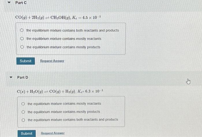 Solved For each of the following reactions, indicate if the | Chegg.com