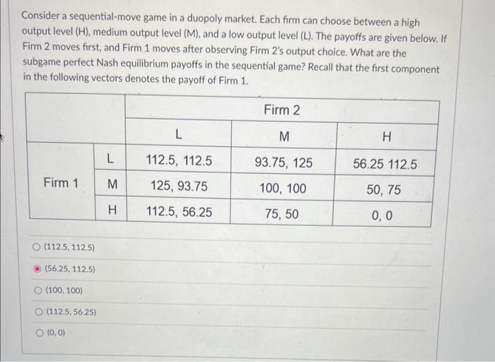 Solved Consider the following sequential-move game. Ici | Chegg.com