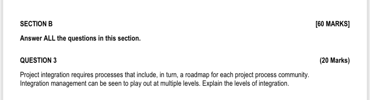 Solved SECTION B[60 ﻿MARKS]Answer ALL the questions in this | Chegg.com
