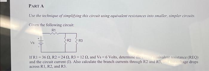 Solved Use the technique of simplifying this circuit using | Chegg.com