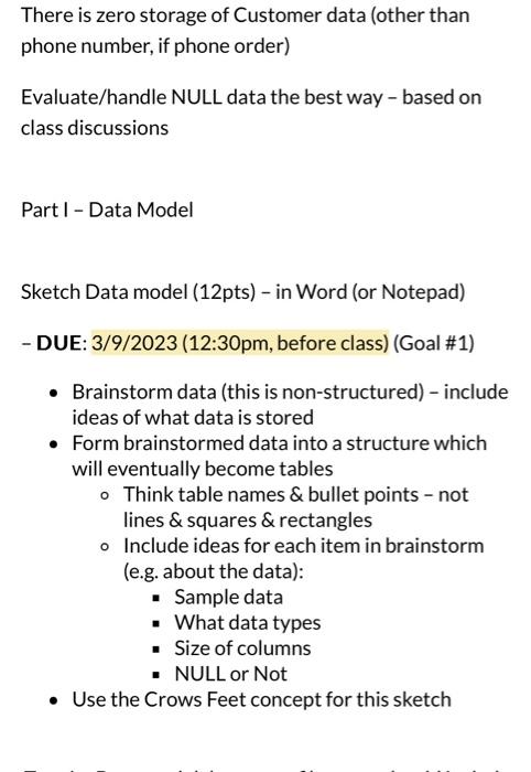 Description Project 3 - Pizza Ordering - Use | Chegg.com