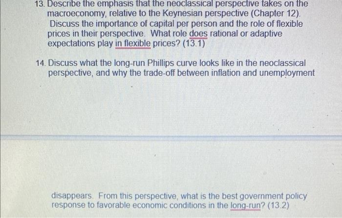 8. Contrast the Keynesian zone, neoclassical zone, | Chegg.com