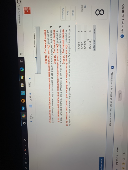 Solved Chapter 9: Assignment Soved Help Save & Ext S 0 You | Chegg.com Solved Chapter 9: Assignment Soved Help Save & Ext S 0 You | Chegg.com