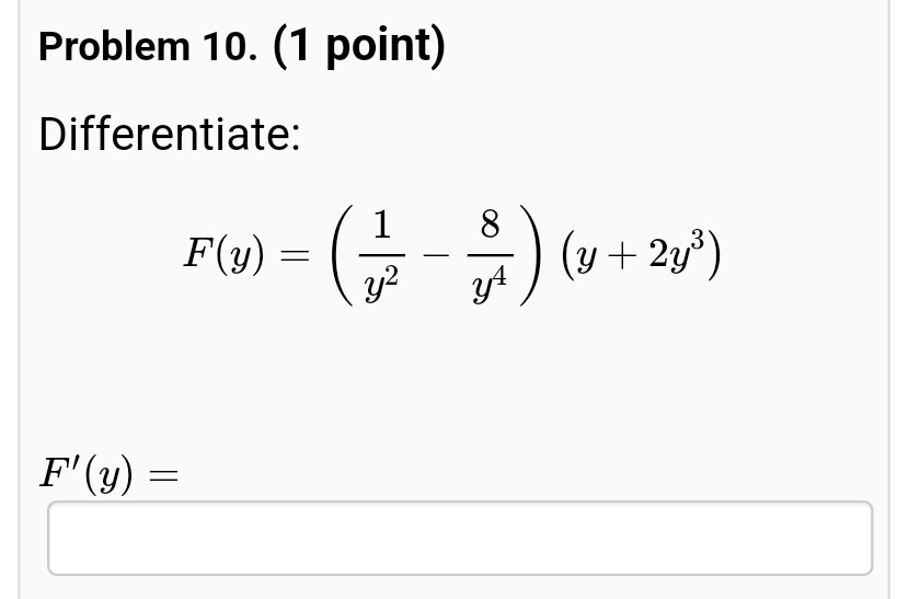 Solved Problem 10. (1 | Chegg.com