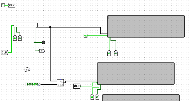 Solved Using Logisim Evolution In This Picture You Can See