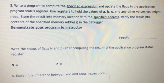 2. Write a program to compute the specified | Chegg.com
