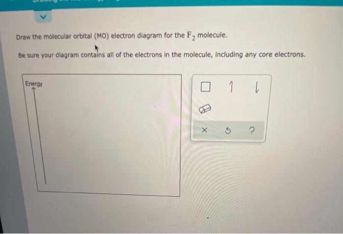 Solved Draw the molecular orbital (MO) electron diagram for | Chegg.com