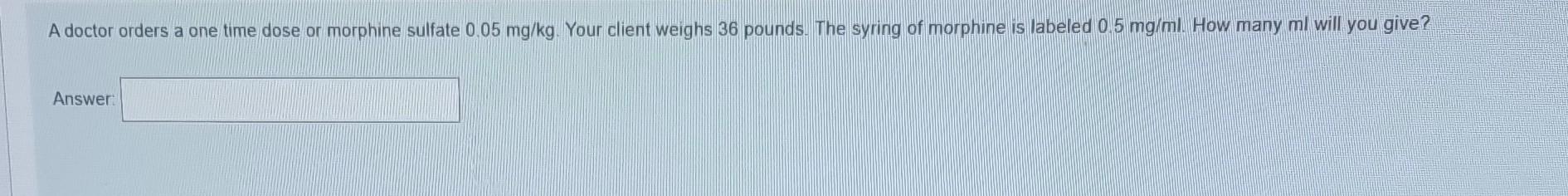 Solved The prescriber has ordered Keflin 250 milligrams. The | Chegg.com