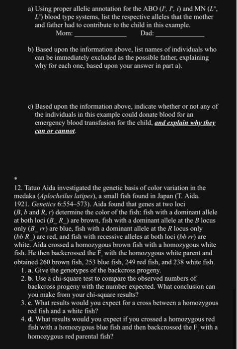 Solved 4. In chickens, comb shape is determined by alleles | Chegg.com