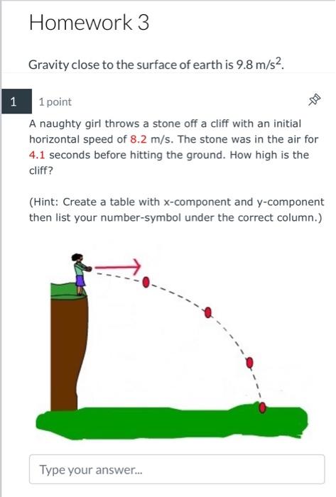 Solved Gravity close to the surface of earth is 9.8 m/s2. 1 | Chegg.com