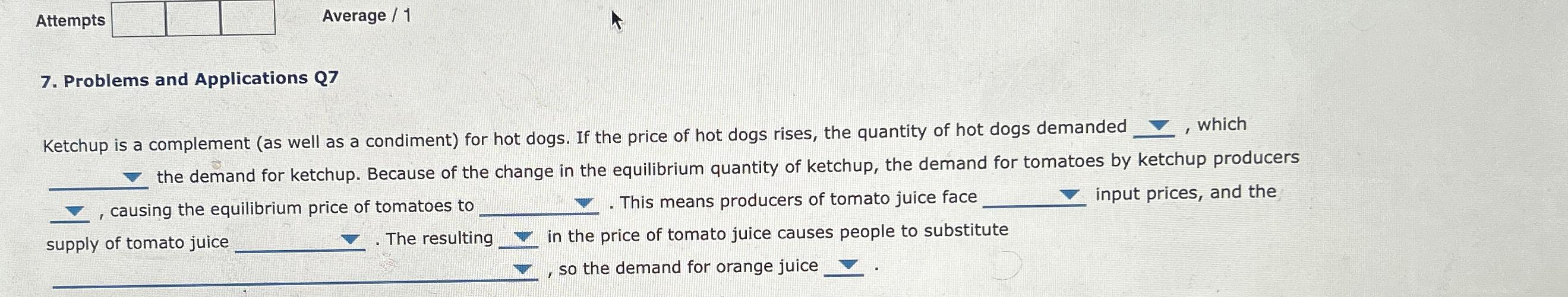 Solved AttemptsAverage / 17. ﻿Problems and Applications | Chegg.com