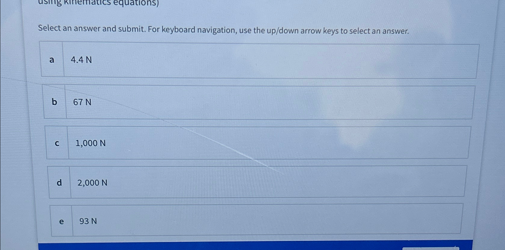 Solved Select an answer and submit. For keyboard navigation, | Chegg.com Solved Select an answer and submit. For keyboard navigation, | Chegg.com