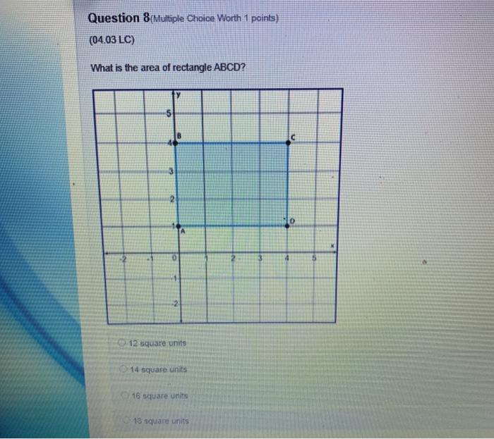 Solved Question Multiple Choice Worth 1 points) (04.03 LC) | Chegg.com