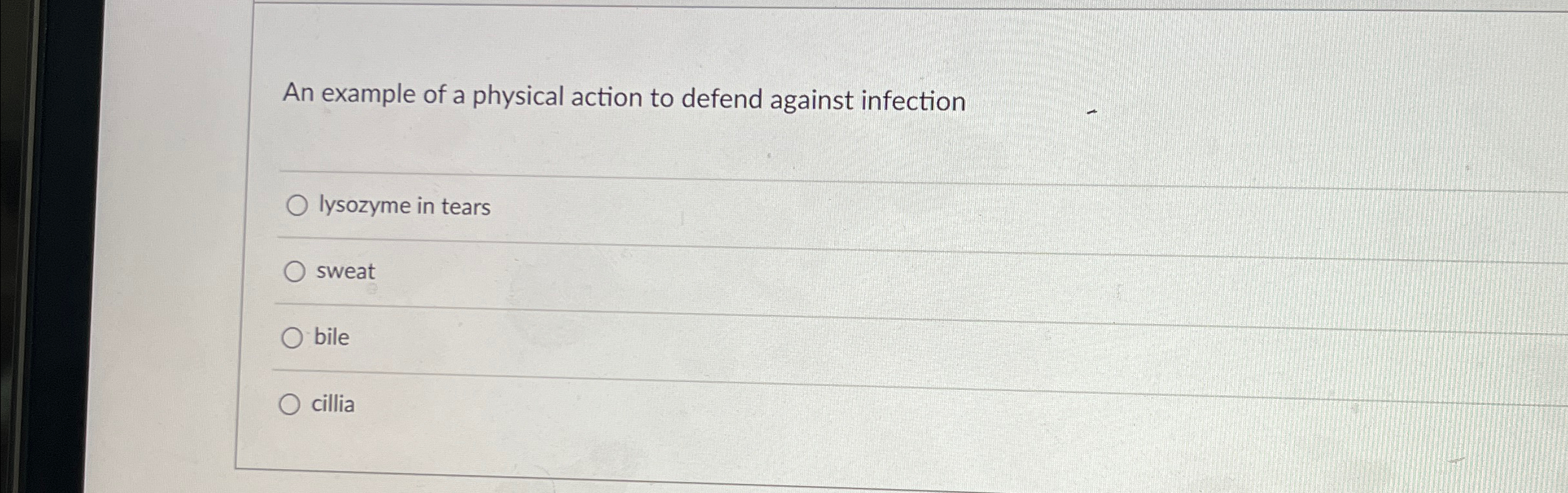 Solved An example of a physical action to defend against | Chegg.com