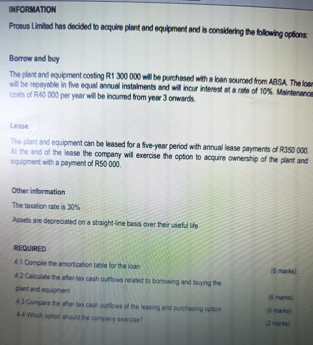 Solved by an EXPERT INFORMATIONProsus Limited has decided to acquire | Chegg.com