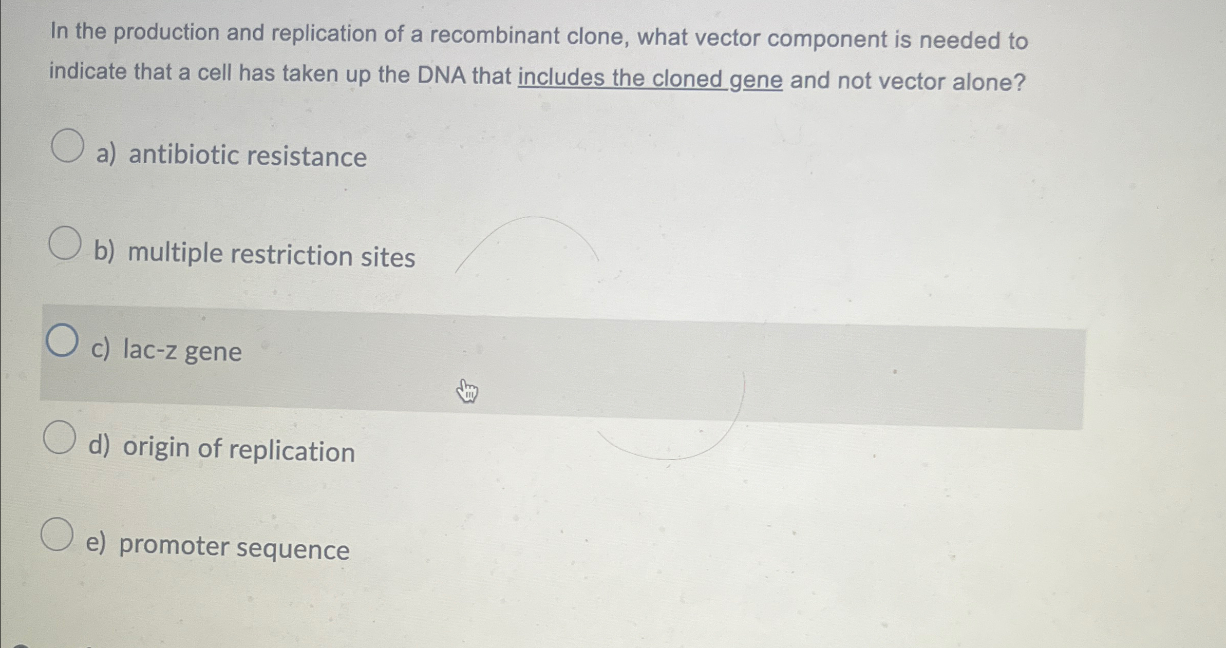 Solved In the production and replication of a recombinant | Chegg.com