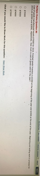 Solved CALCULATOR FULL SCREEN PRINTER VERSION 4 BACK NEXT | Chegg.com