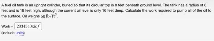 Solved A fuel oil tank is an upright cylinder, buried so | Chegg.com