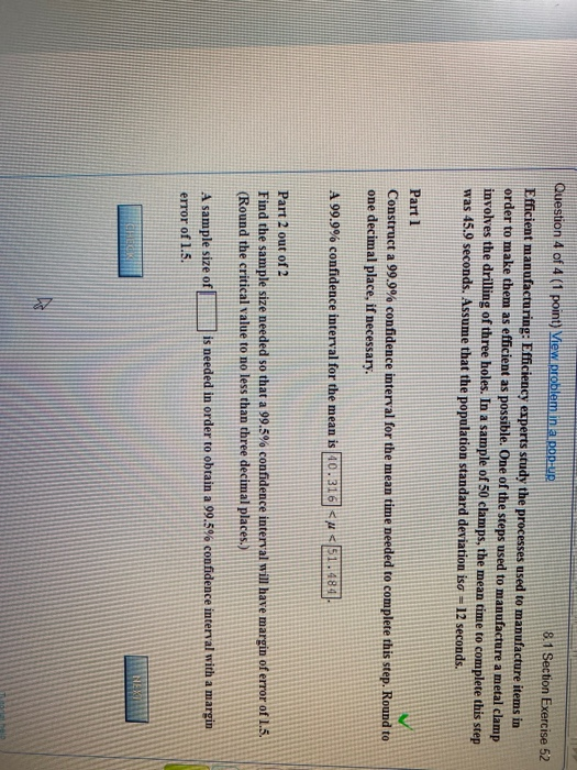 Solved Question 4 of 4 (1 point) View problem in a pop-up | Chegg.com