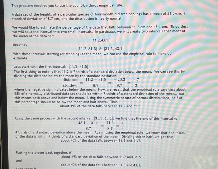 Solved This problem requires you to use the count-by-thirds | Chegg.com