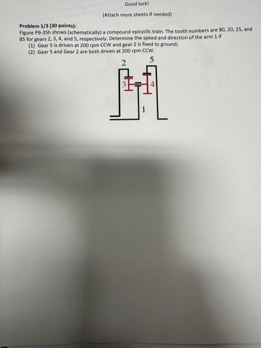 Solved Problem 1/3 (30 points): Figure P9-35h shows | Chegg.com