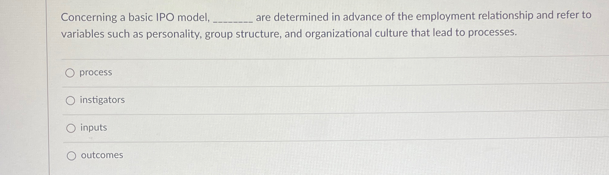 Solved Concerning a basic IPO model, ﻿are determined in | Chegg.com