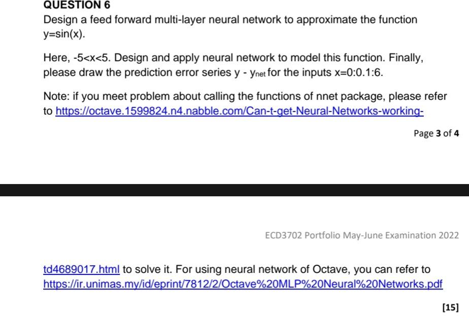 Solved Design a feed forward multi-layer neural network to | Chegg.com