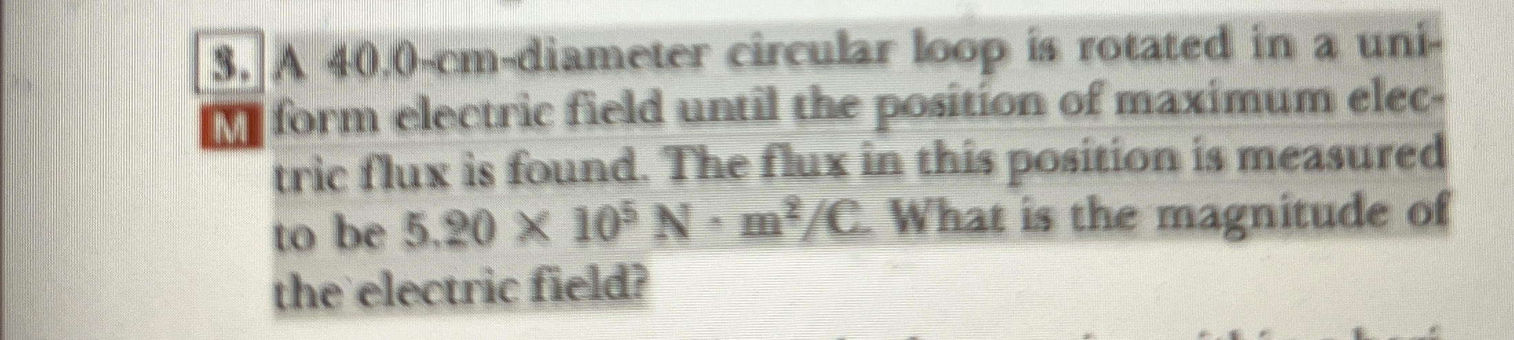 A 40.0 -cm-diameter circular loop is rotated in a | Chegg.com