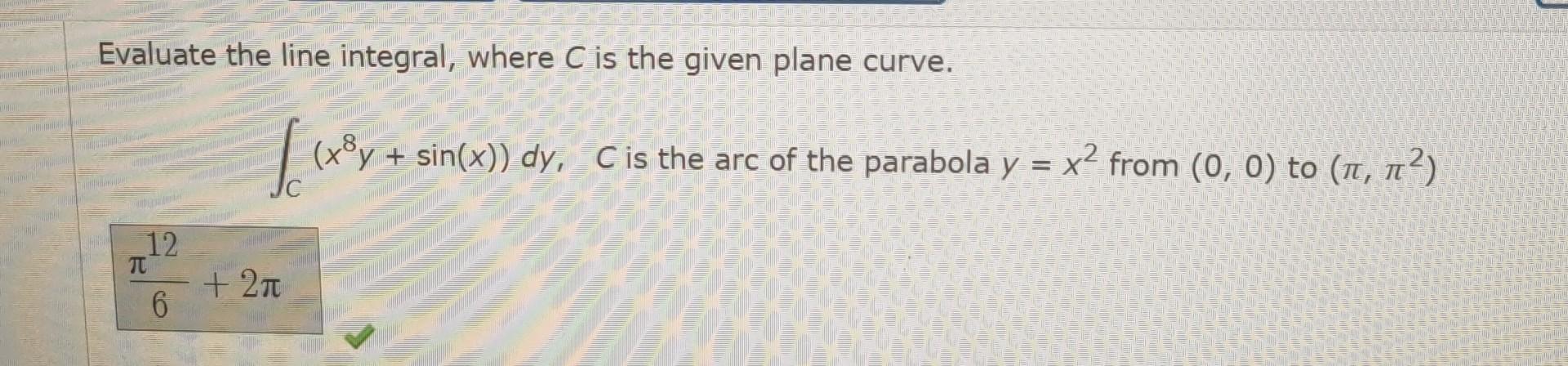 Solved Evaluate the line integral, where C is the given | Chegg.com