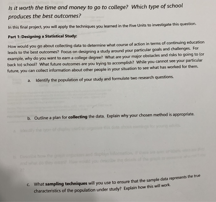 Solved Is It Worth The Time And Money To Go To College Chegg solved-is-it-worth-the-time-and-money-to-go-to-college-chegg