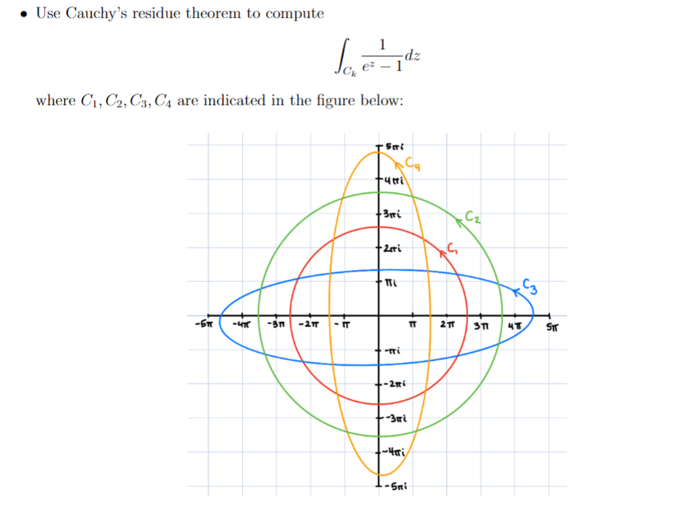 Solved Use Cauchys Residue Theorem To