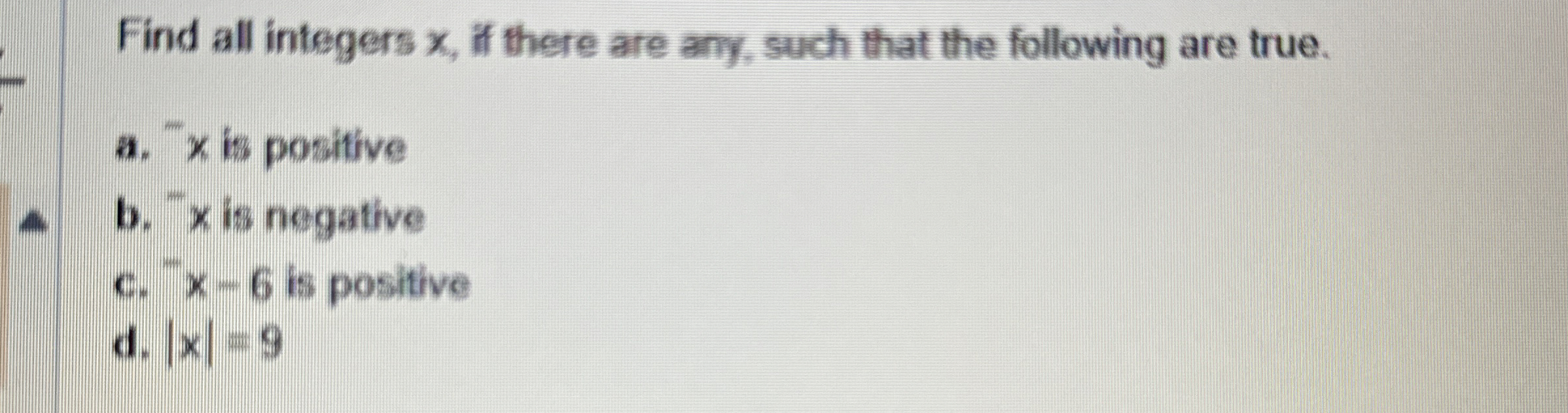 Solved Find all integers x, ﻿if there are any, such that the | Chegg.com