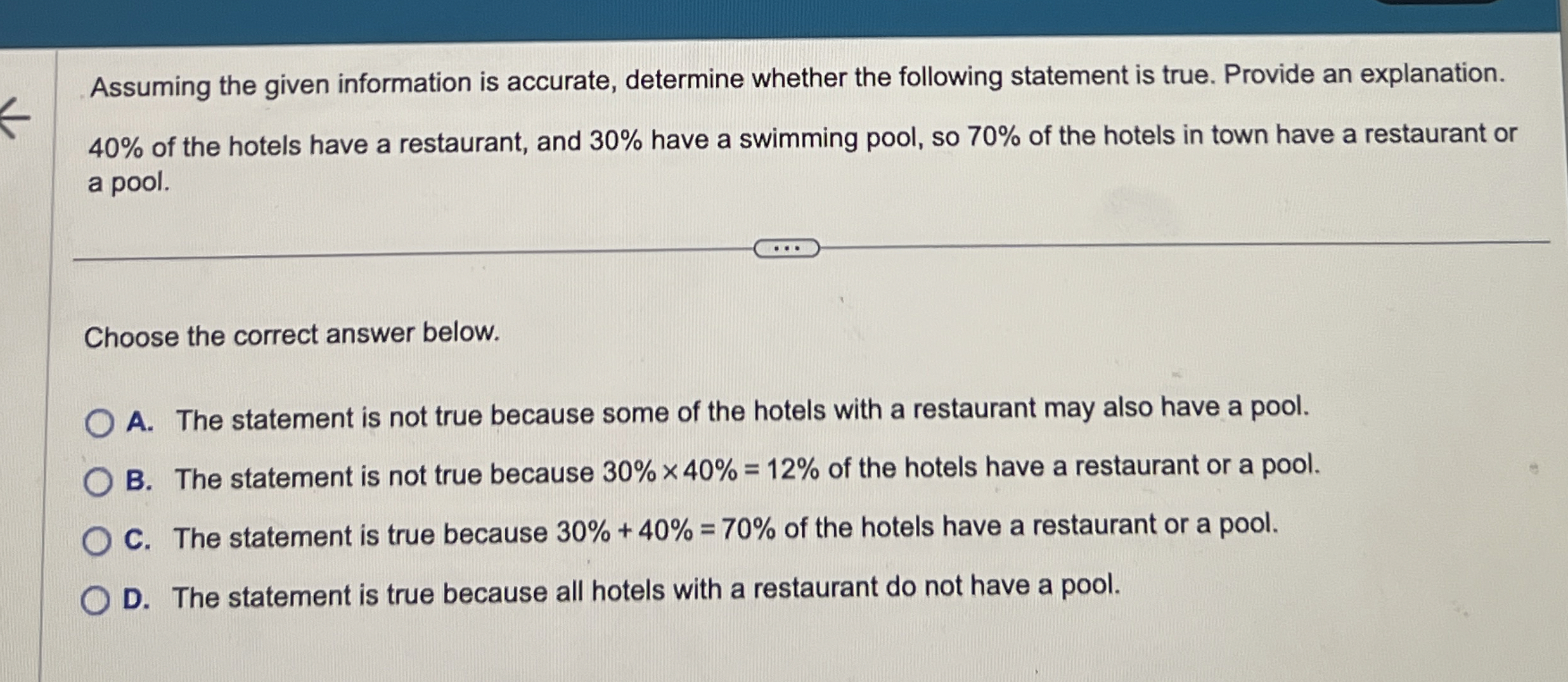Solved Assuming the given information is accurate, determine | Chegg.com