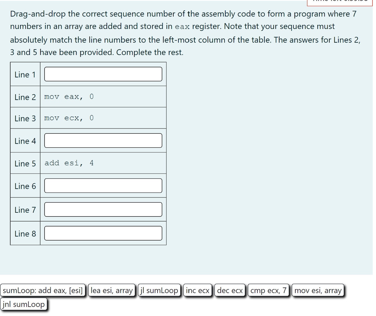 Solved Drag And Drop The Correct Sequence Number Of The