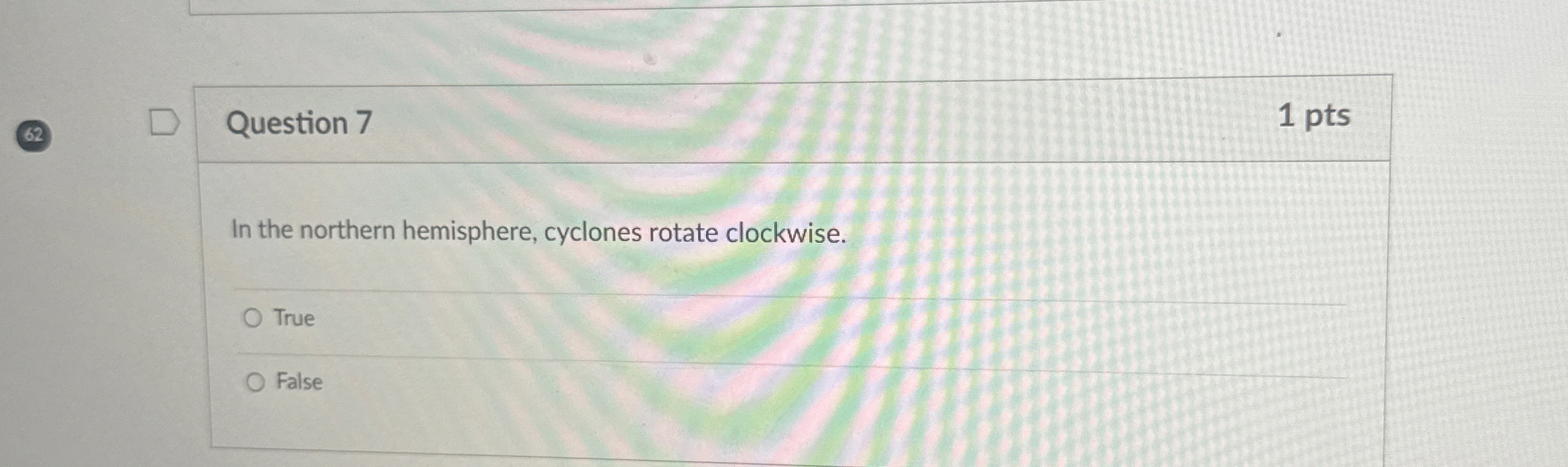 Solved Question 71 ﻿ptsIn the northern hemisphere, cyclones | Chegg.com