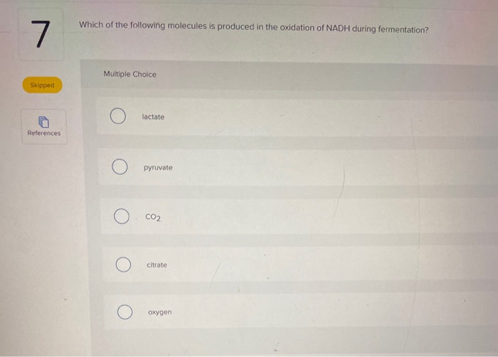Solved st Fermentation Saved Help Save & Exit Sub Which of | Chegg.com