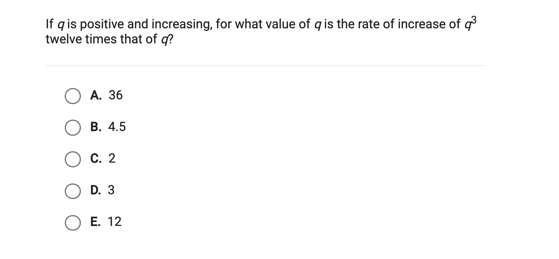 Solved If \( ﻿q \) ﻿is positive and increasing, for what | Chegg.com
