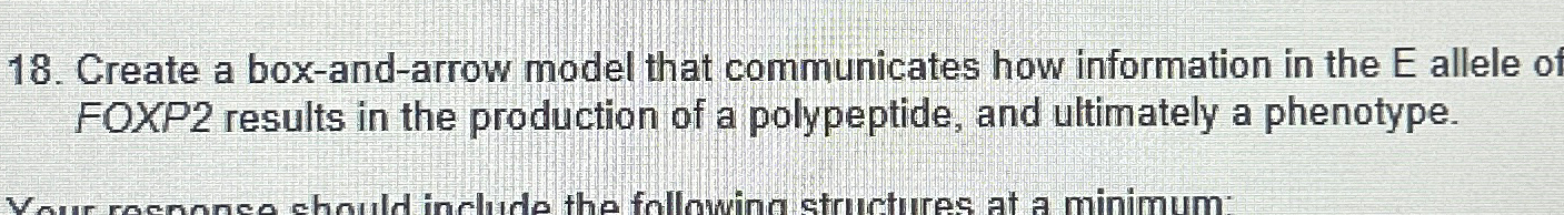 Solved Create a box-and-arrow model that communicates how | Chegg.com