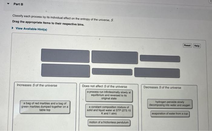 Solved Rank these systems in order of decreasing | Chegg.com
