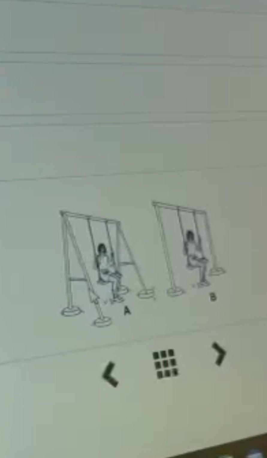 Solved which swing set could tip over most easily when the | Chegg.com