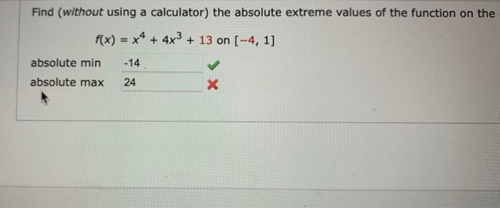 Solved Find (without using a calculator) the absolute | Chegg.com